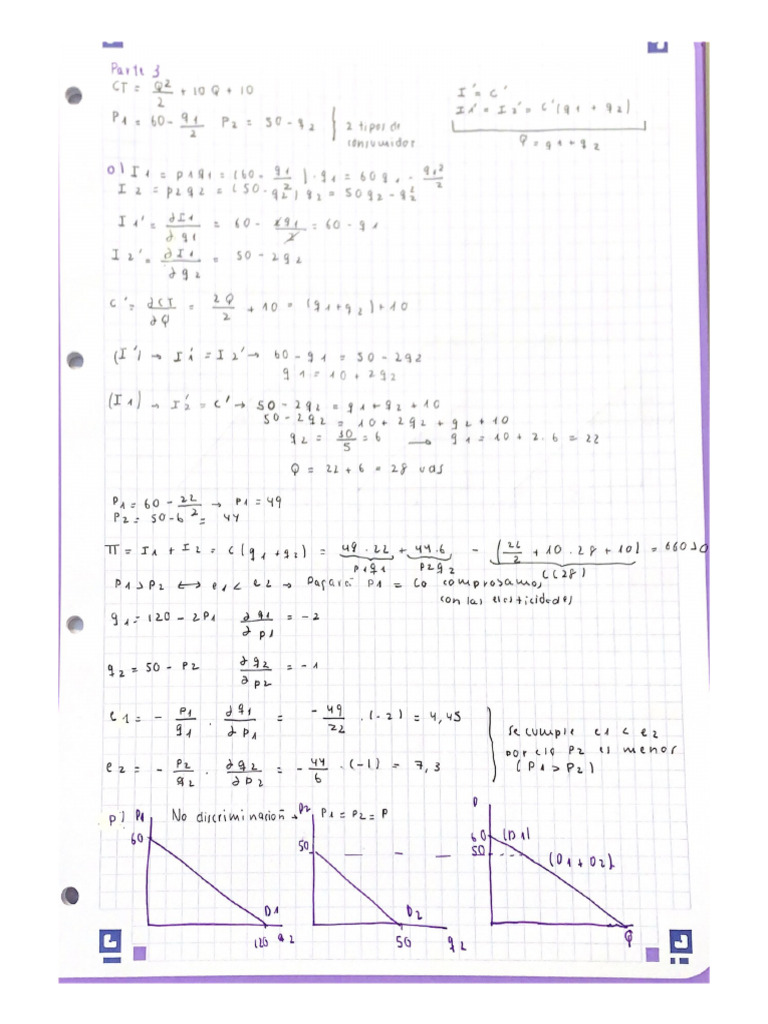 Tarea O) P) Micro II | PDF