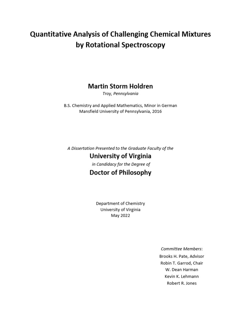 Advances in Rotational Spectroscopy | PDF | Chirality (Chemistry ...