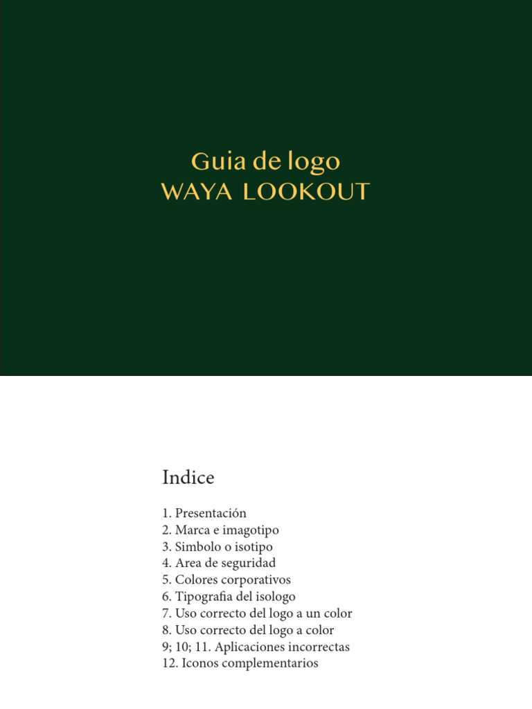 Guia Logo WAYA | PDF | Marca | Logos