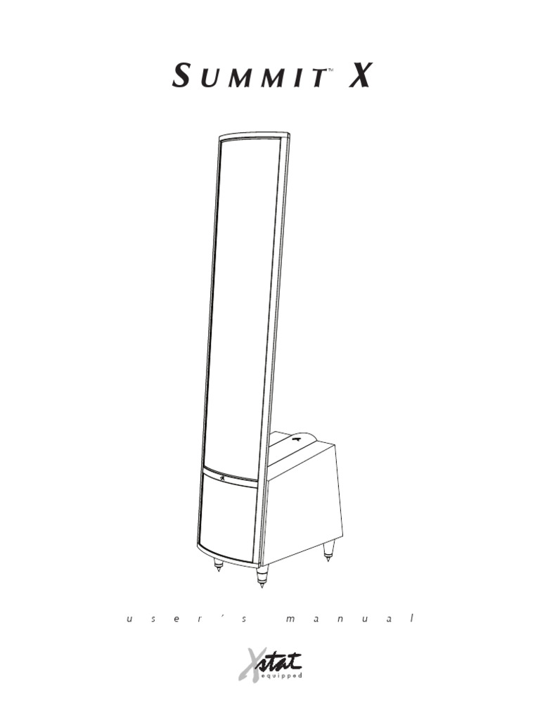 Manual Summit X | PDF