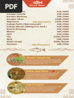 Menu Aroem Resto Jakarta Terbaru | PDF