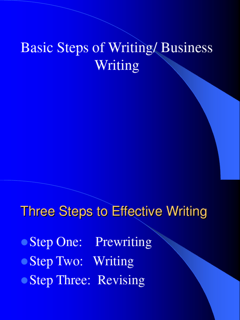 Basic Steps of Writing | PDF | Proofreading | Linguistics