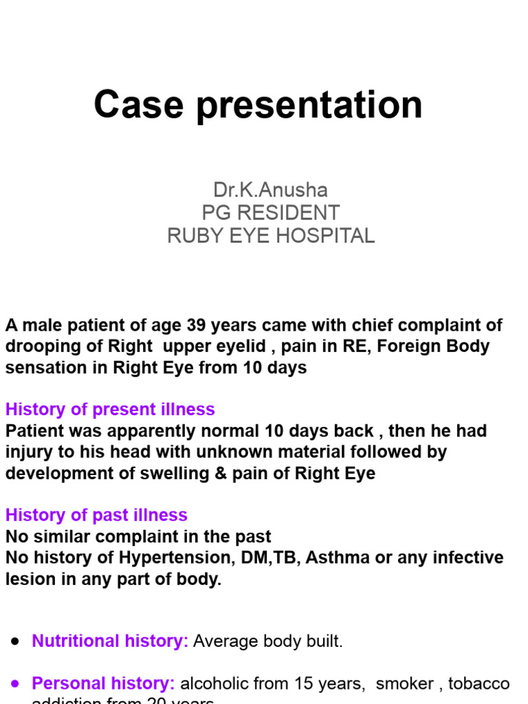 3rd Nerve Palsy Case | PDF | Facial Features | Ophthalmology