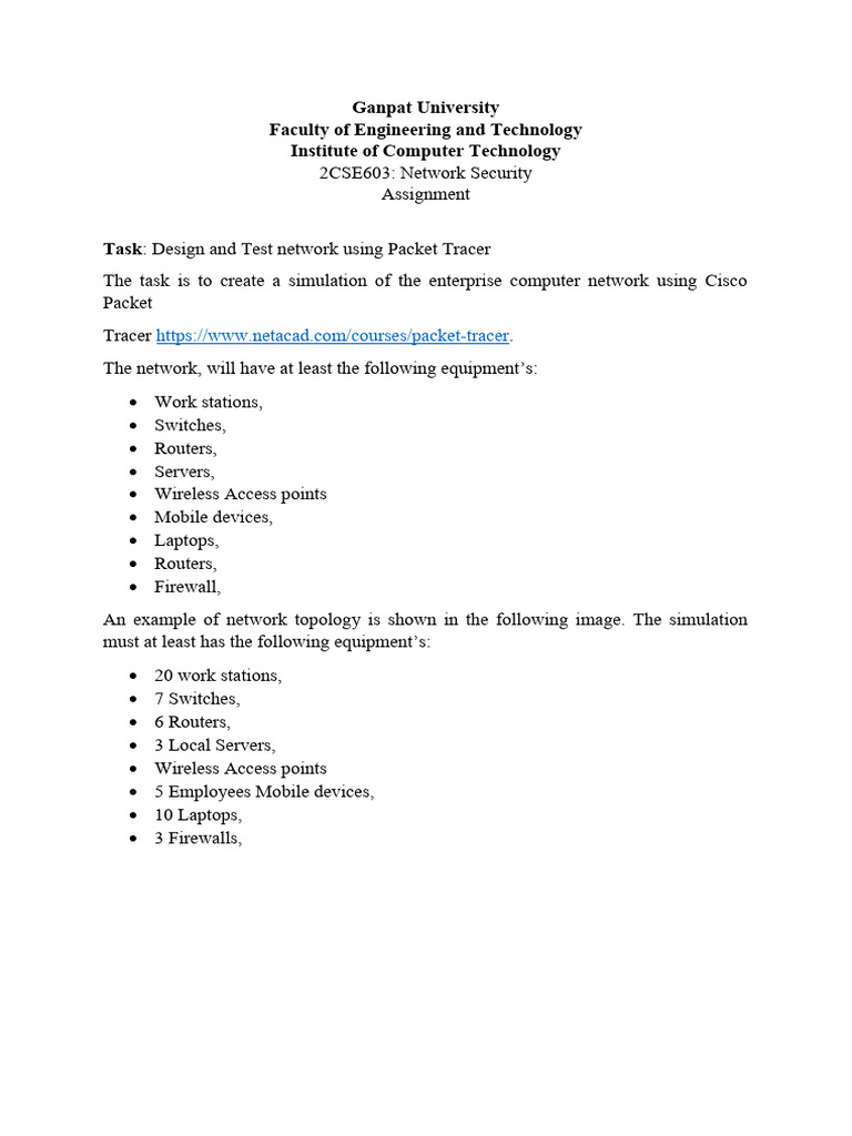 Assignment | PDF | Computer Network | Firewall (Computing)