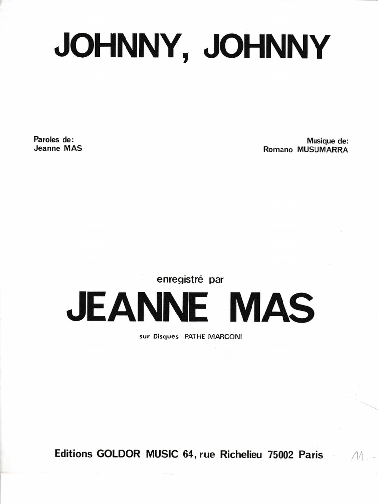 Johnny Johnny | PDF | Musiciens
