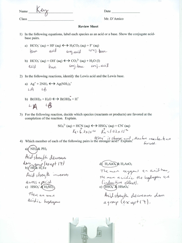 Review Sheet Answer Key Pdf