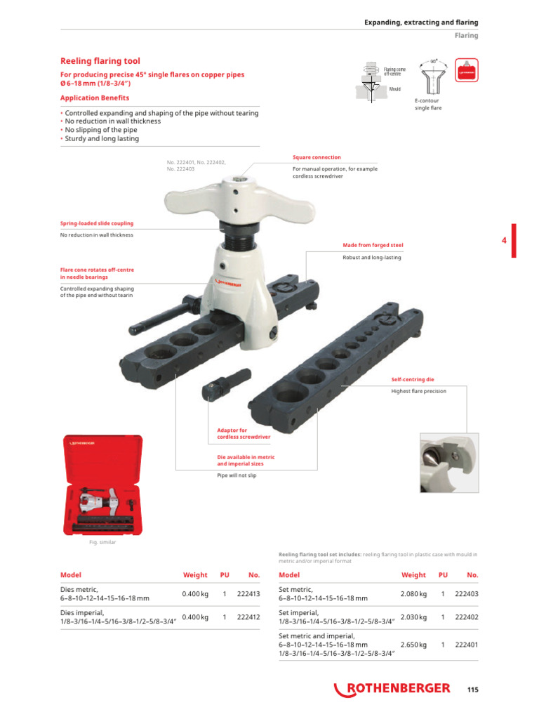 Flaring Tool | PDF | Pipe (Fluid Conveyance) | Industrial Processes