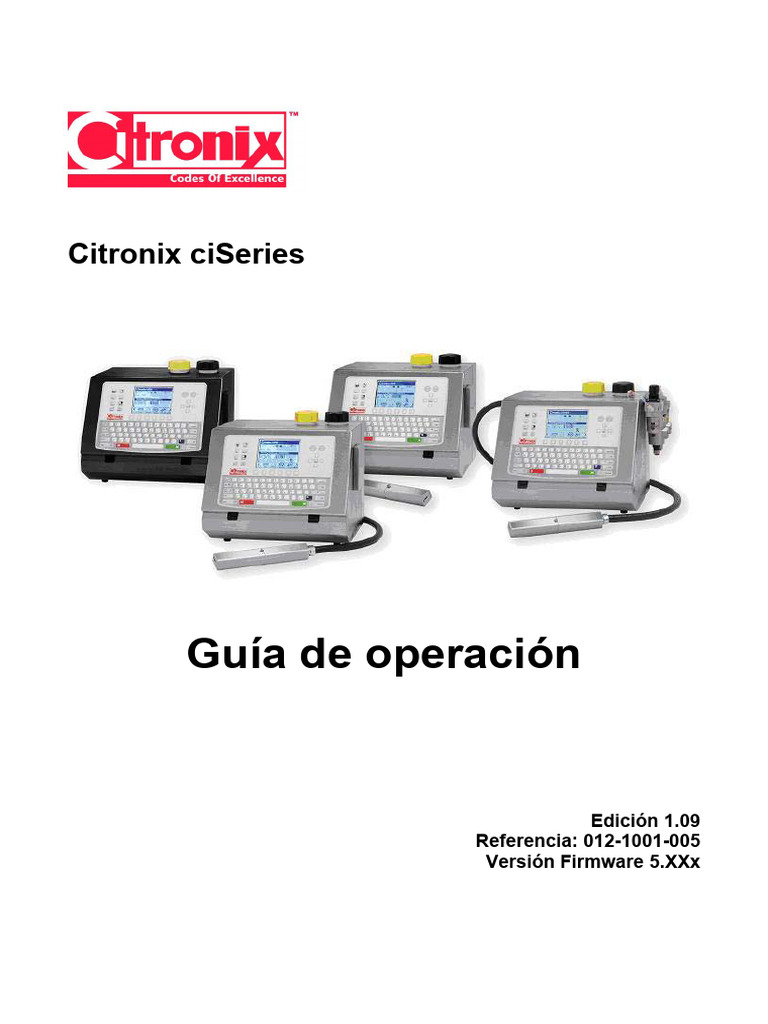 Citronix Ci Series Guia de Operacion Edicion 109 - 240326 - 152721 ...