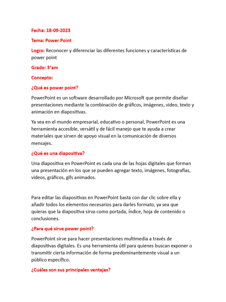 Clases de Informatica 3.4.5 | PDF | Microsoft PowerPoint | Multimedia