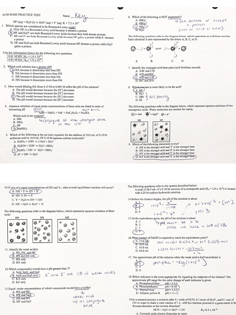 Unit 7 Practice Test Key Pdf