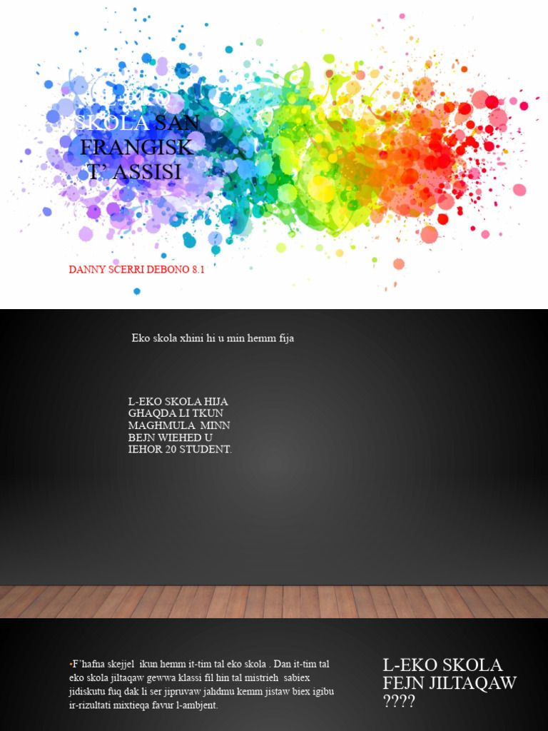 L-Eko Skola San Frangisk T' Assisi | PDF