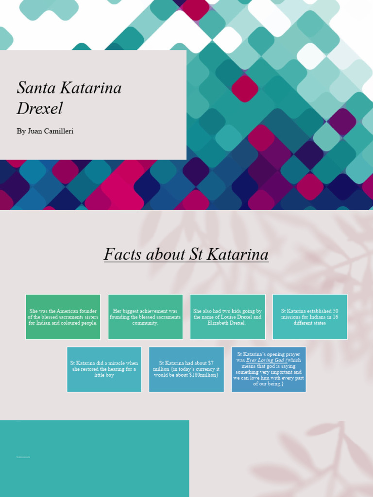 Santa Katarina Drexel 1 | PDF