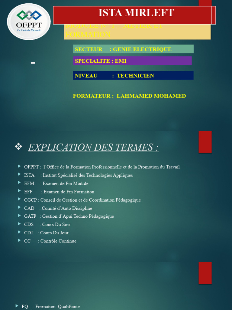 M01 Metier Et Formation | PDF | Intelligence émotionnelle