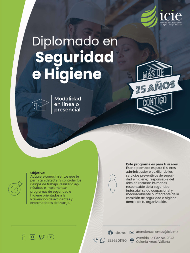 Diplomado en Seguridad e Higiene (A) | PDF | Seguridad y salud ocupacional | Toxicología