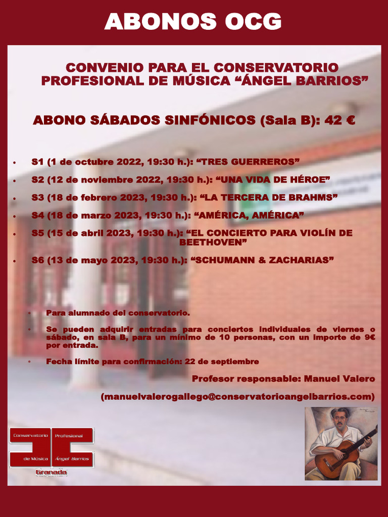 Cartel Abonos Ocg 2022-2023 | PDF