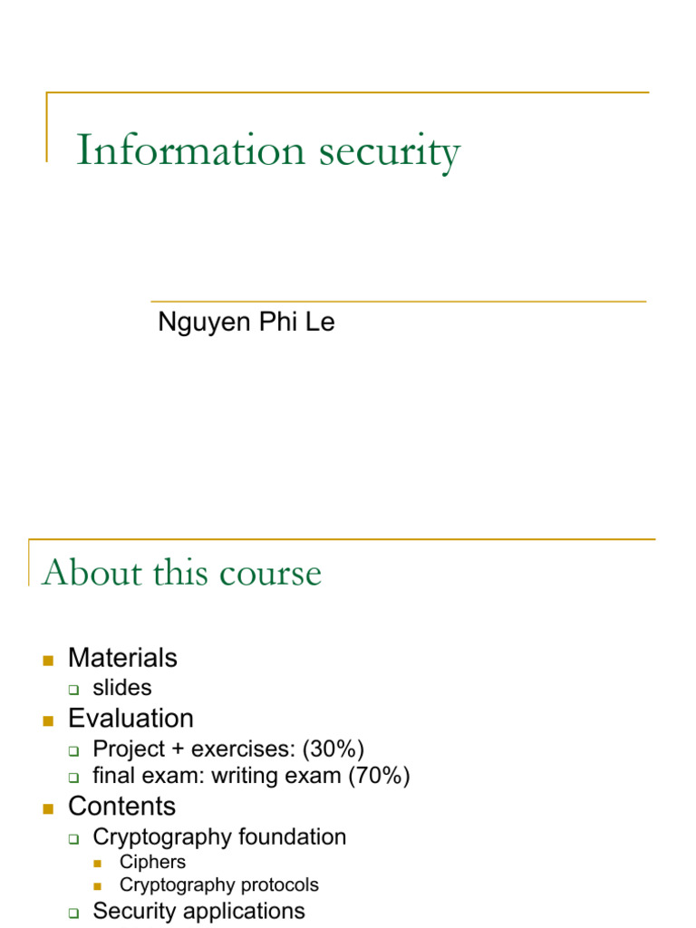 C1-Cryptography Overview | PDF | Cryptography | Encryption