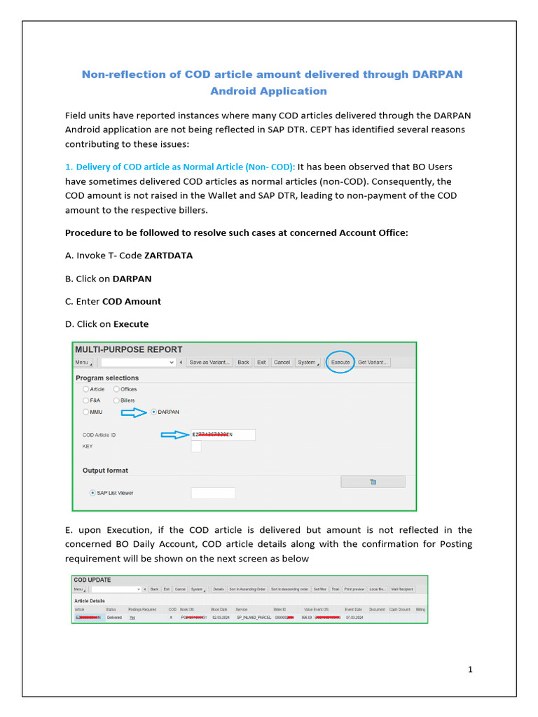 SOP-Handling of COD Cases | PDF | Software | Computing