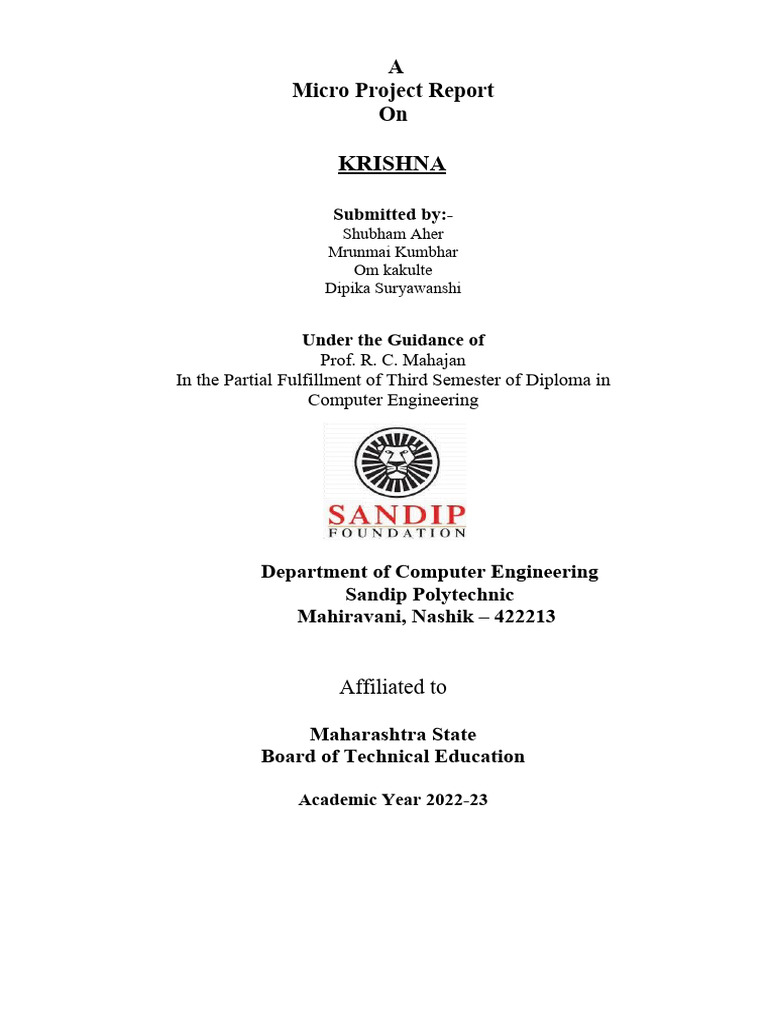 BEC MICROPROJECT Co | PDF | Computer Graphics | Graphics