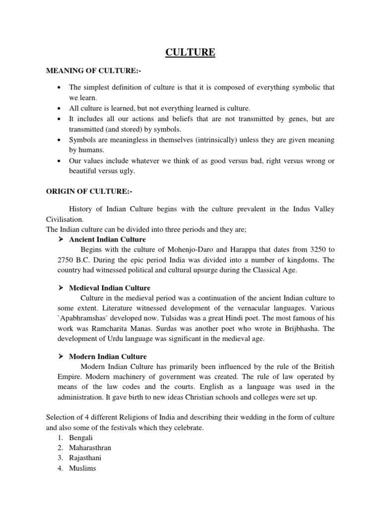 CULTURE Final Report | Wedding | Foods