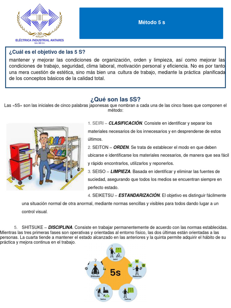 ¿Qué Son Las 5S? | PDF