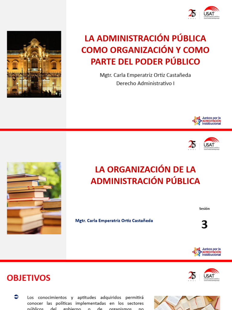 La Administración Pública Como Organización y Como Parte Del Poder Público | PDF ...