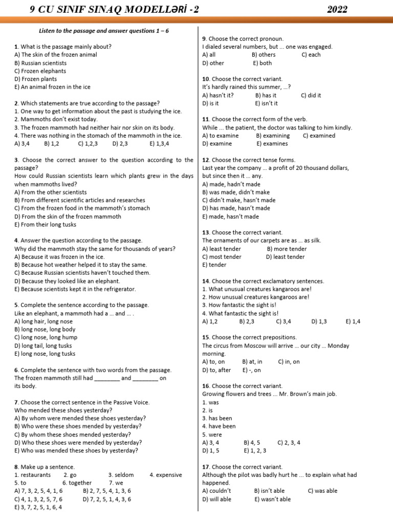 9 Cu Sinif Sinaq Modelleri 2 | PDF | Application Software | Password