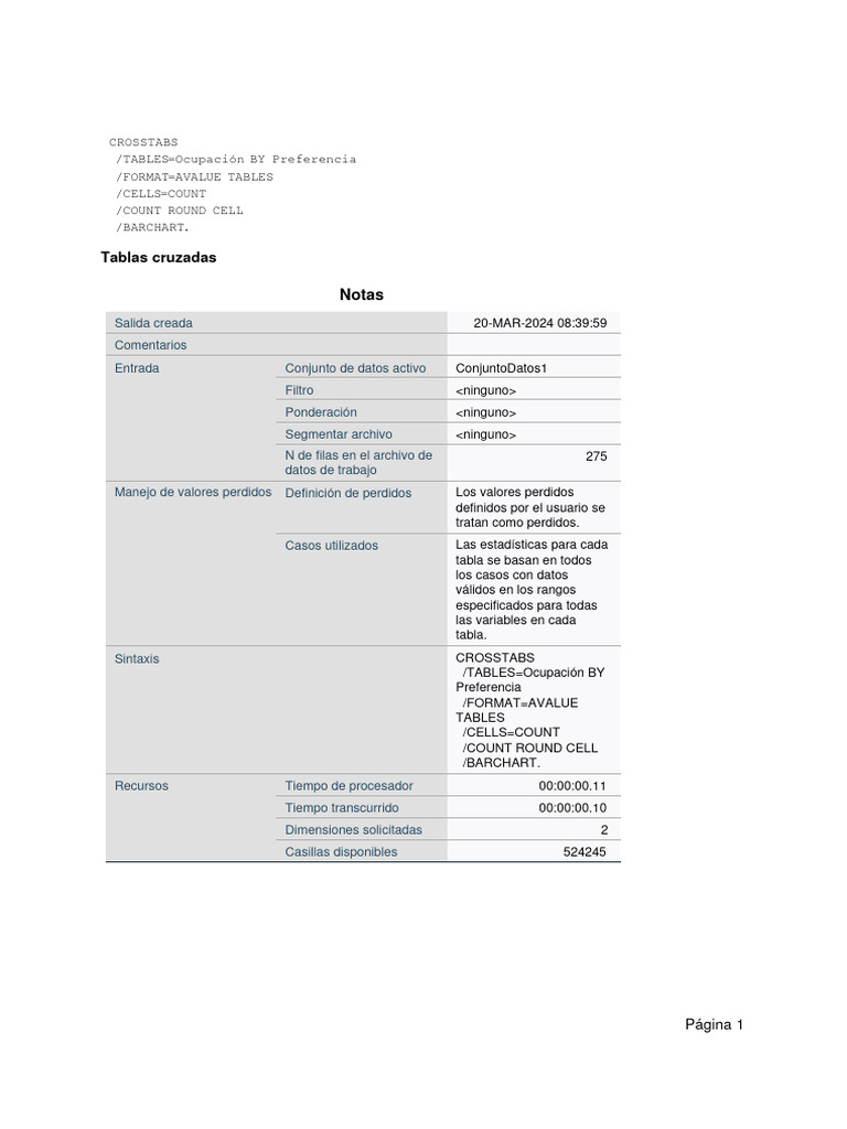 Reporte de Tablas Cruzadas | PDF | Informática