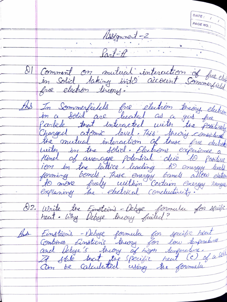 Physics Assignment 2 | PDF