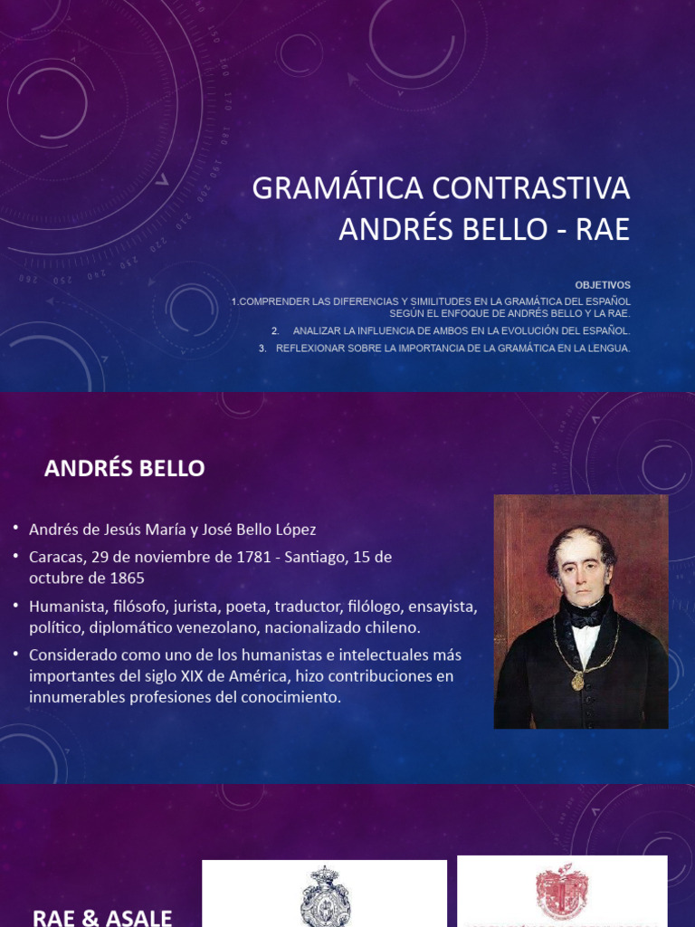 Gramática Contrastiva Andrés Bello - Rae | PDF | Verbo | Lengua española