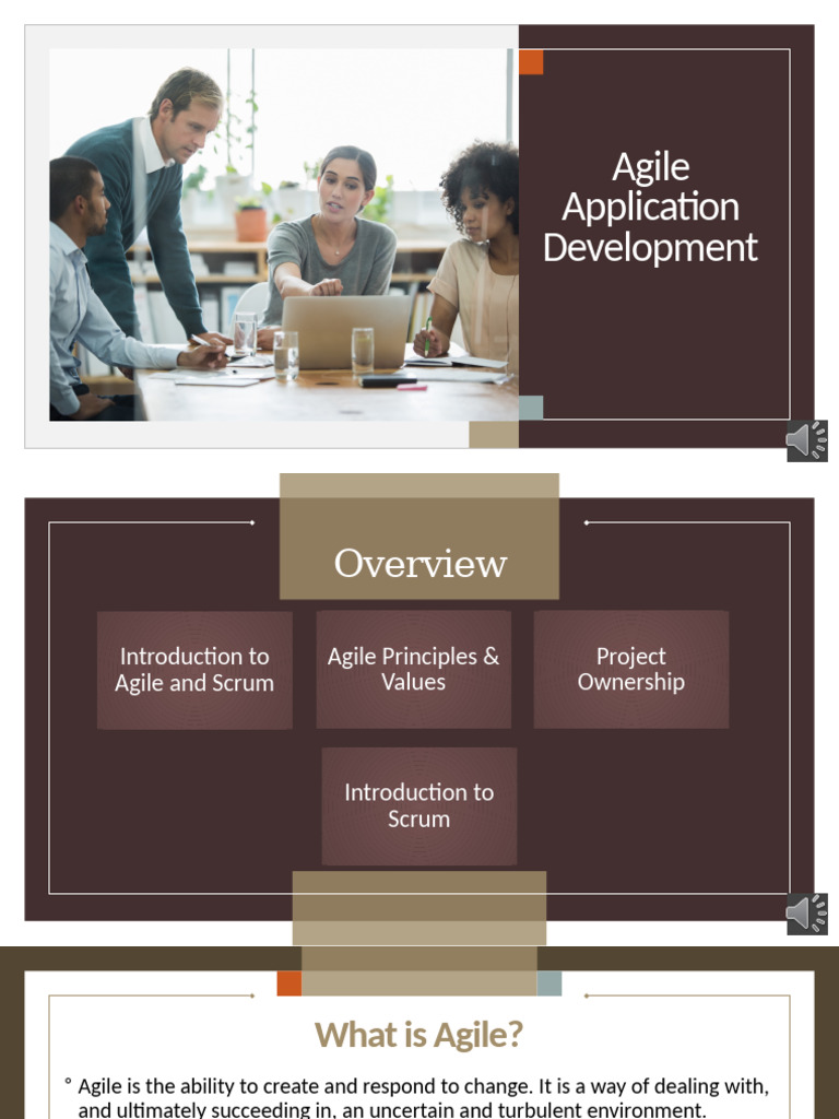 Agile Application Development - Tagged | PDF | Agile Software Development | Scrum (Software ...