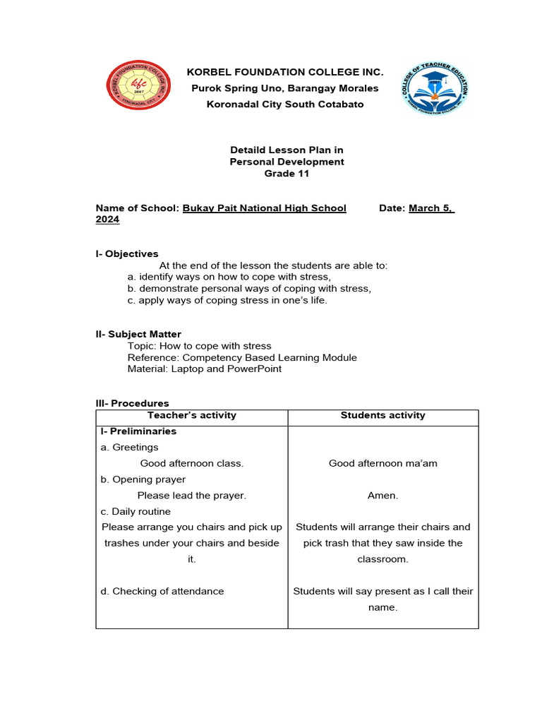 How To Cope Stress | PDF | Psychology | Behavioural Sciences