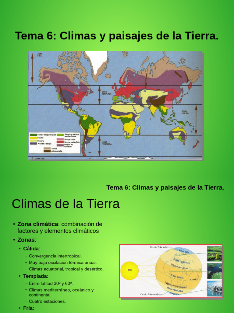 t06 Climas Tierra | Descargar gratis PDF | Clima | Clima templado