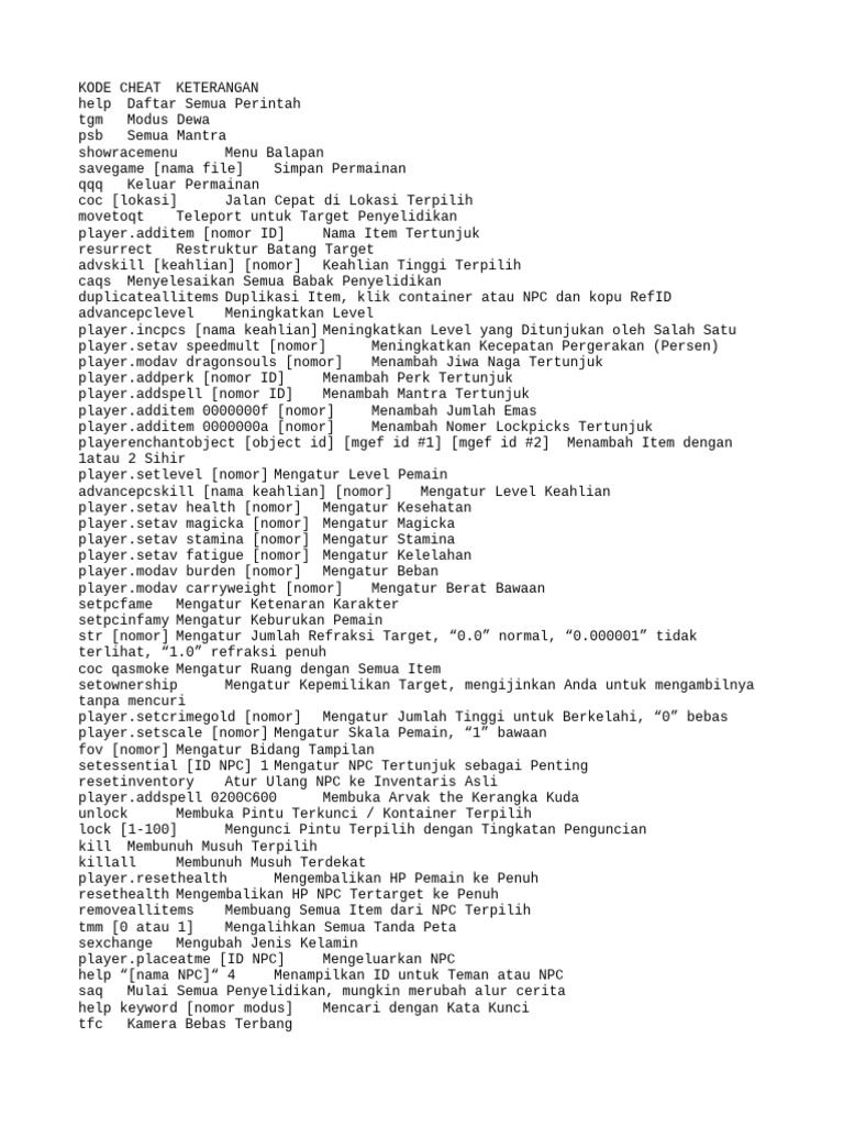 Chat Game Skyrim 5 | PDF