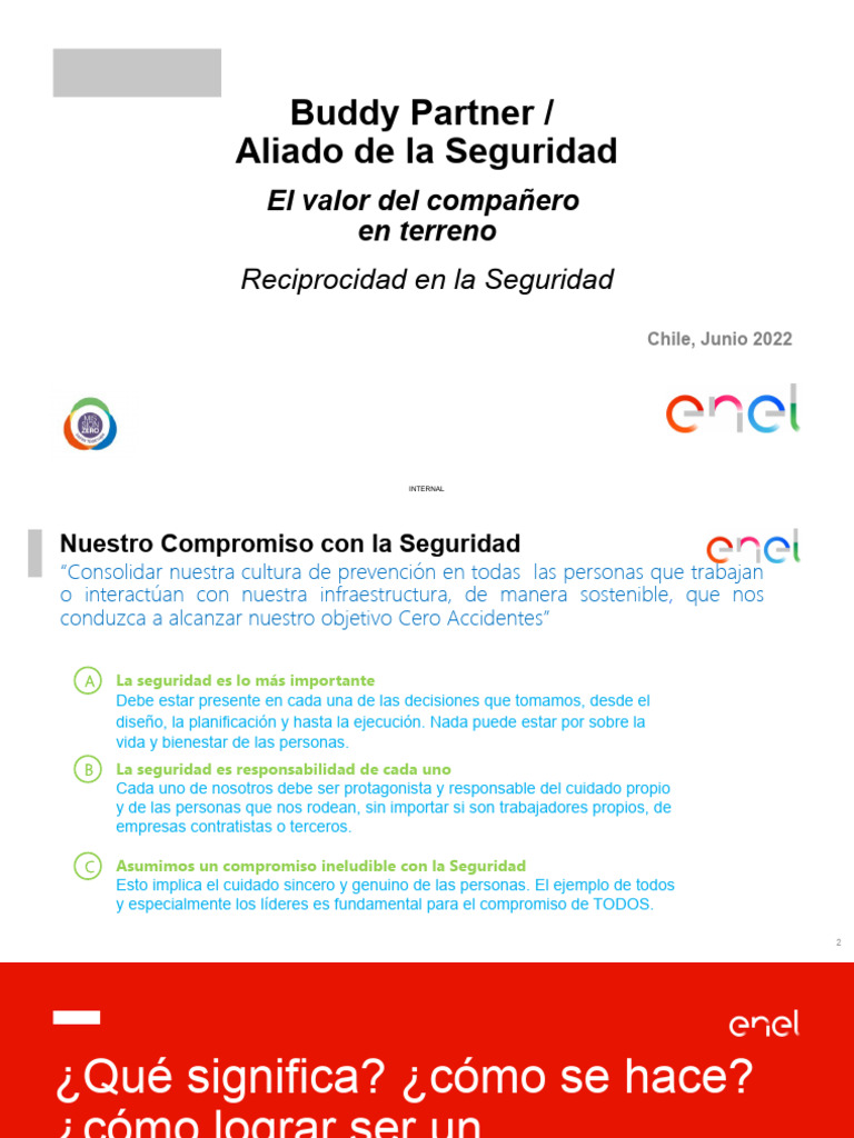 Buddy Partner: Seguridad en el Trabajo | PDF