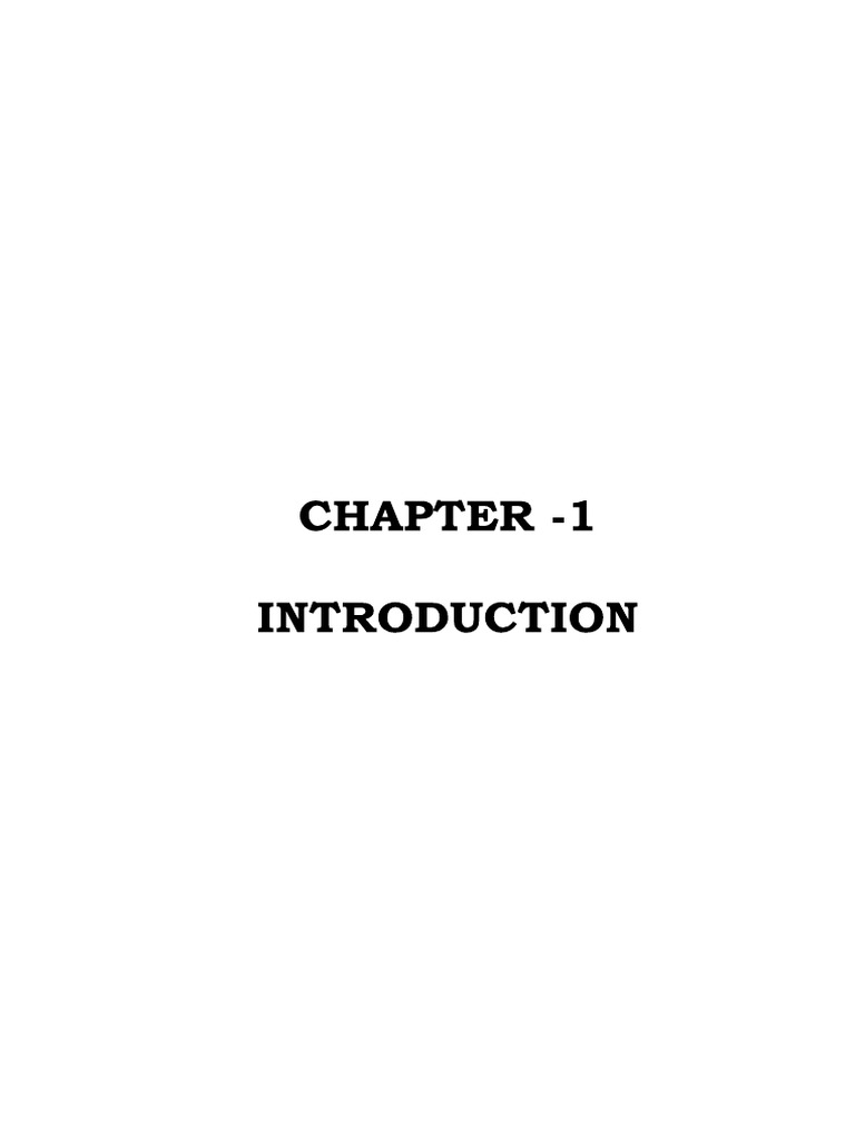 09 - Chapter 1 Introduction | PDF