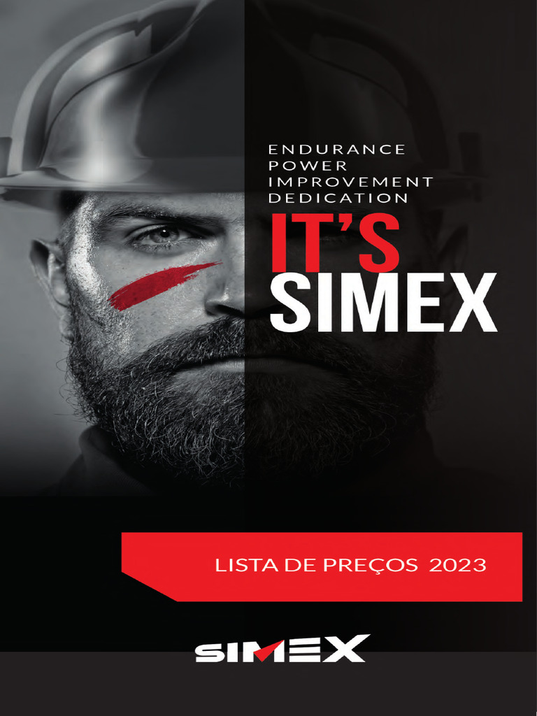 Simex Listino2023 PT Rev27022023 | PDF | Motores | Potência (Física)