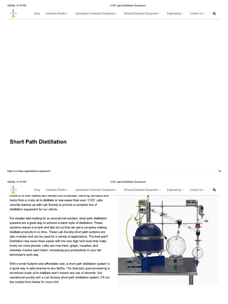 Distillationm | PDF