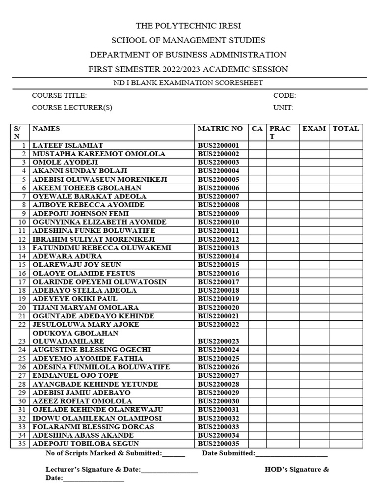 Bus Admin-1 | PDF | Academia | Educational Institutions