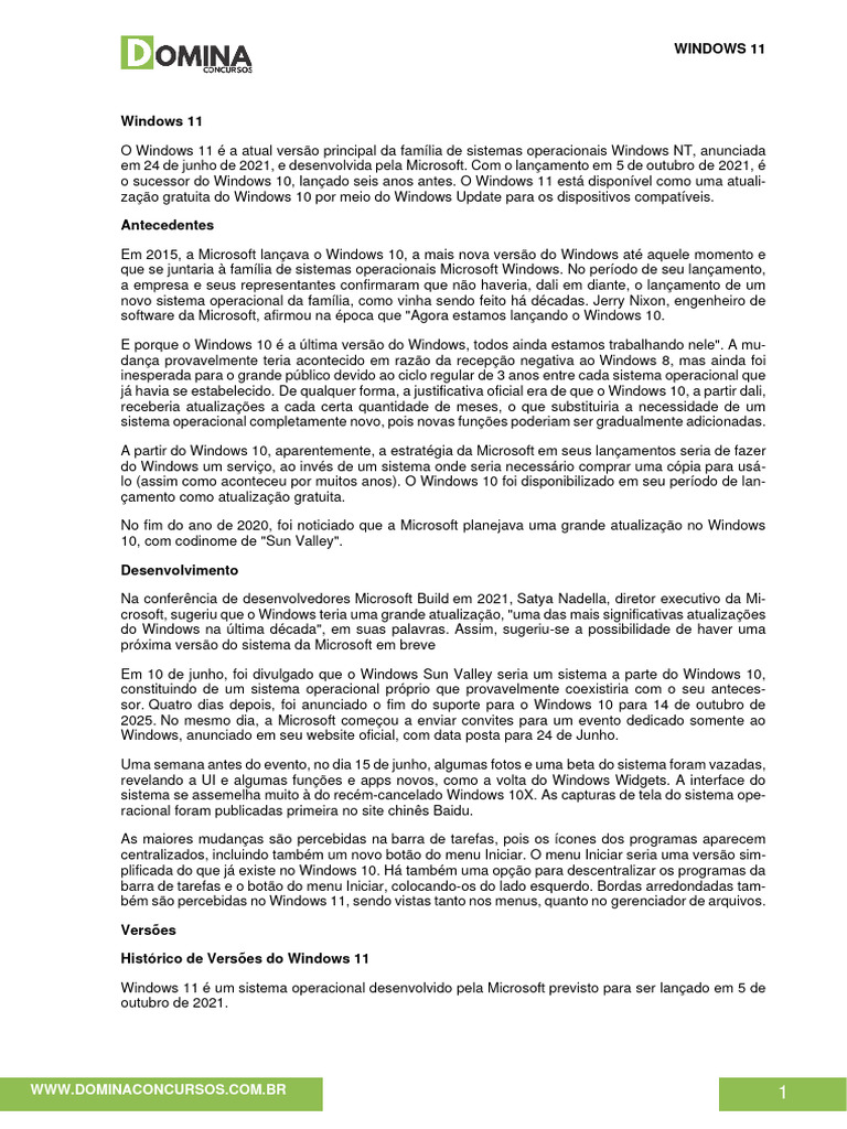 04 Windows 11 | PDF | Windows 10 | Software de sistema