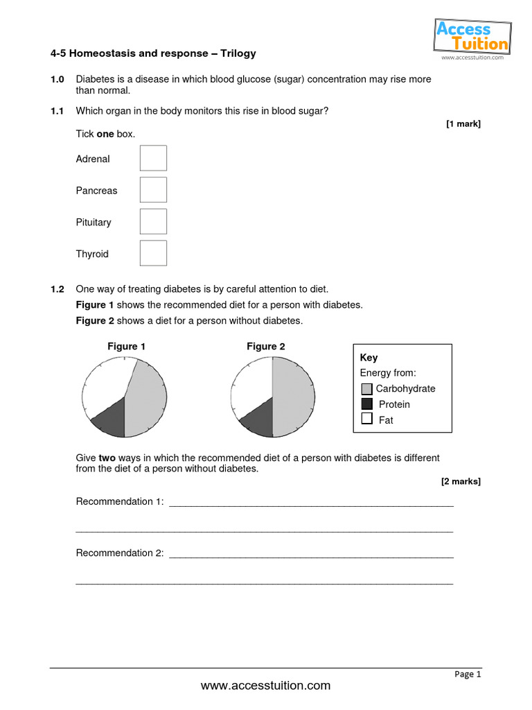 B5 - Homeostasis-And-Response | PDF | Luteinizing Hormone | Endocrine ...