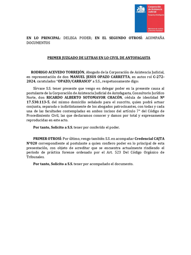 Delega Poder Carreta | PDF