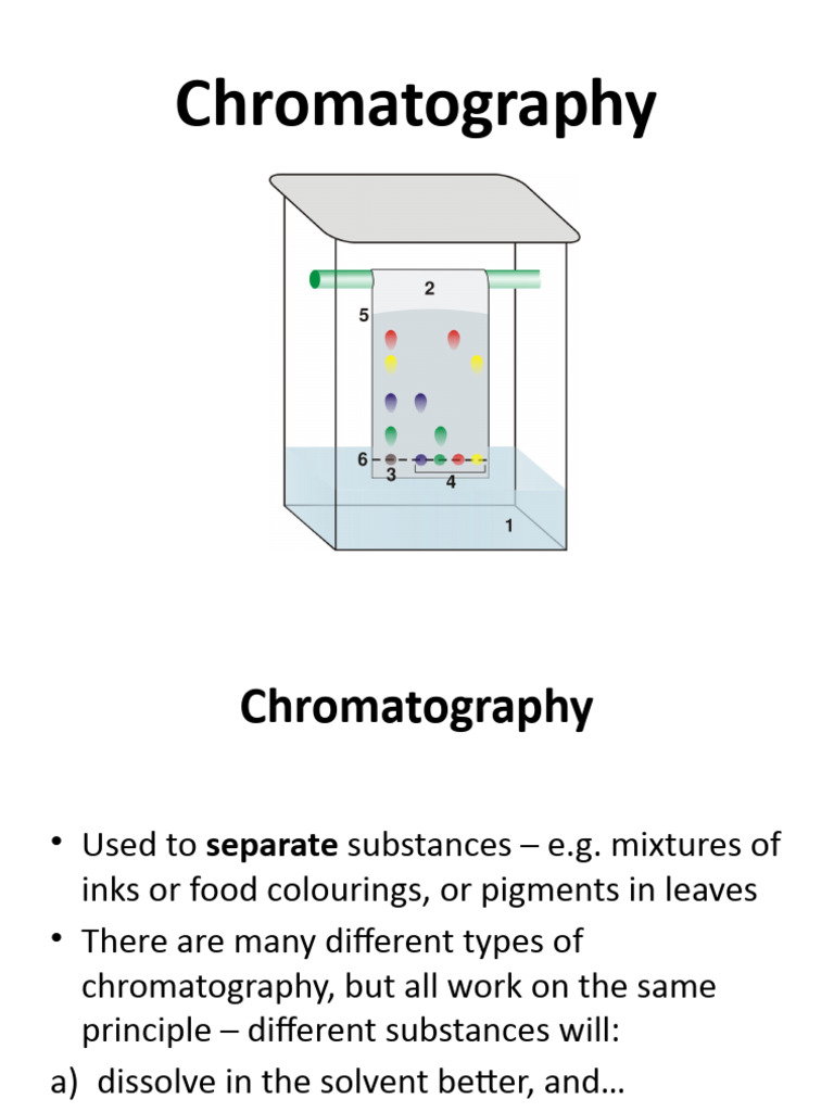 Chromatography Igcse Pdf
