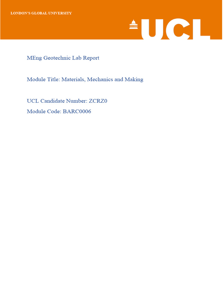 Report New Look | PDF | Soil Mechanics | Stress (Mechanics)