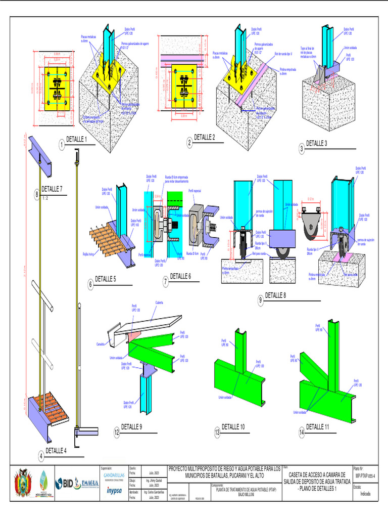 Detalles de Caseta de Acceso PTAP | PDF | Administracion del Agua | Agua y política