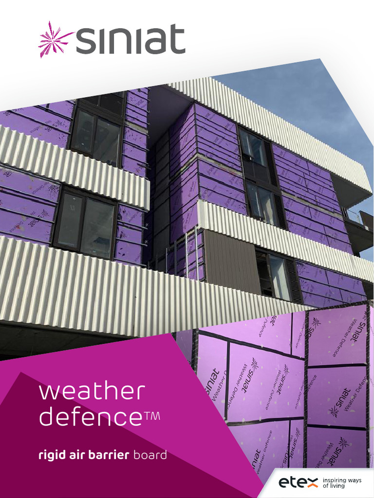 Siniat Weather Defence - Brochure - Final July23 | PDF | Drywall ...