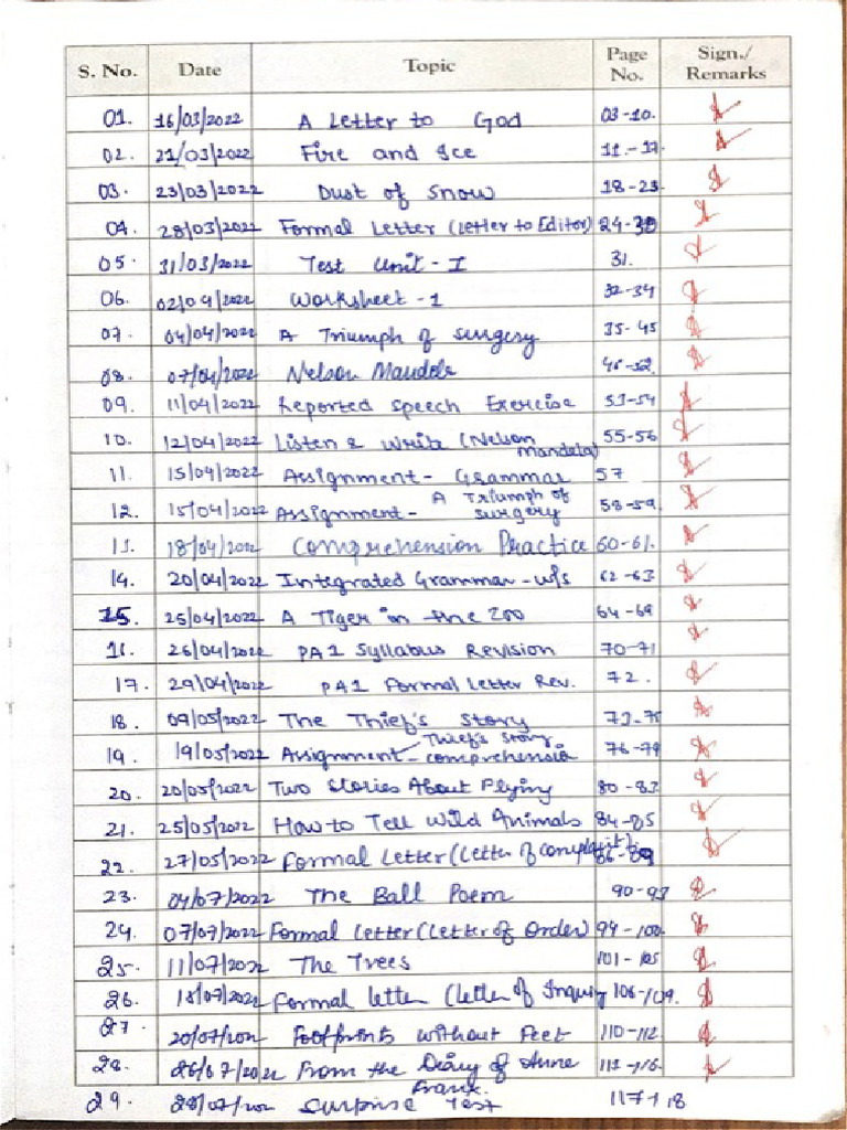 English Notebook Work Until Amanda | PDF