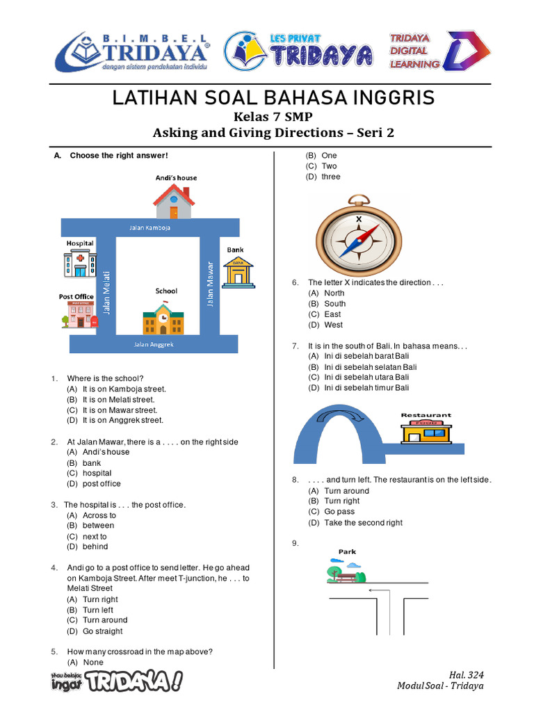 Latihan Soal Bahasa Inggris Kelas 7 | PDF