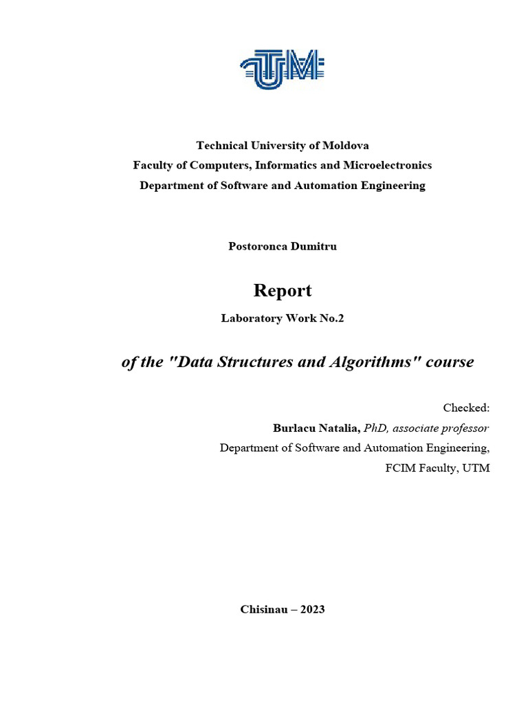 FAF233 Lab2 PostoroncaDumitru | PDF | Software Engineering | Computer Programming