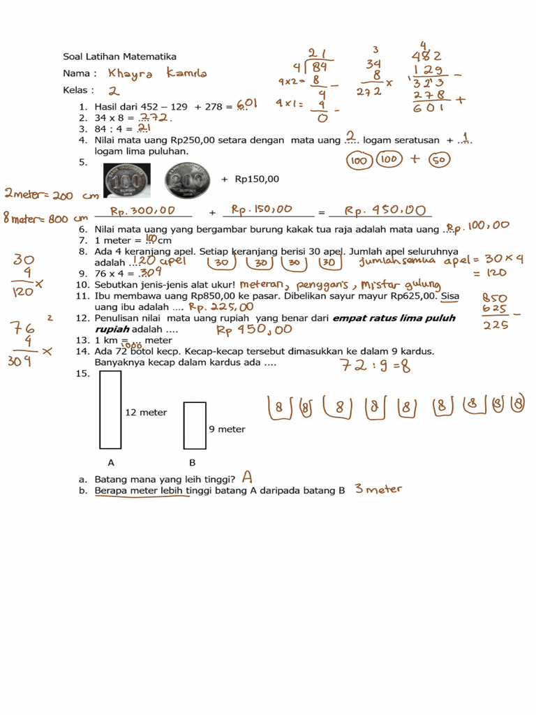 Soal Latihan Ujian | PDF