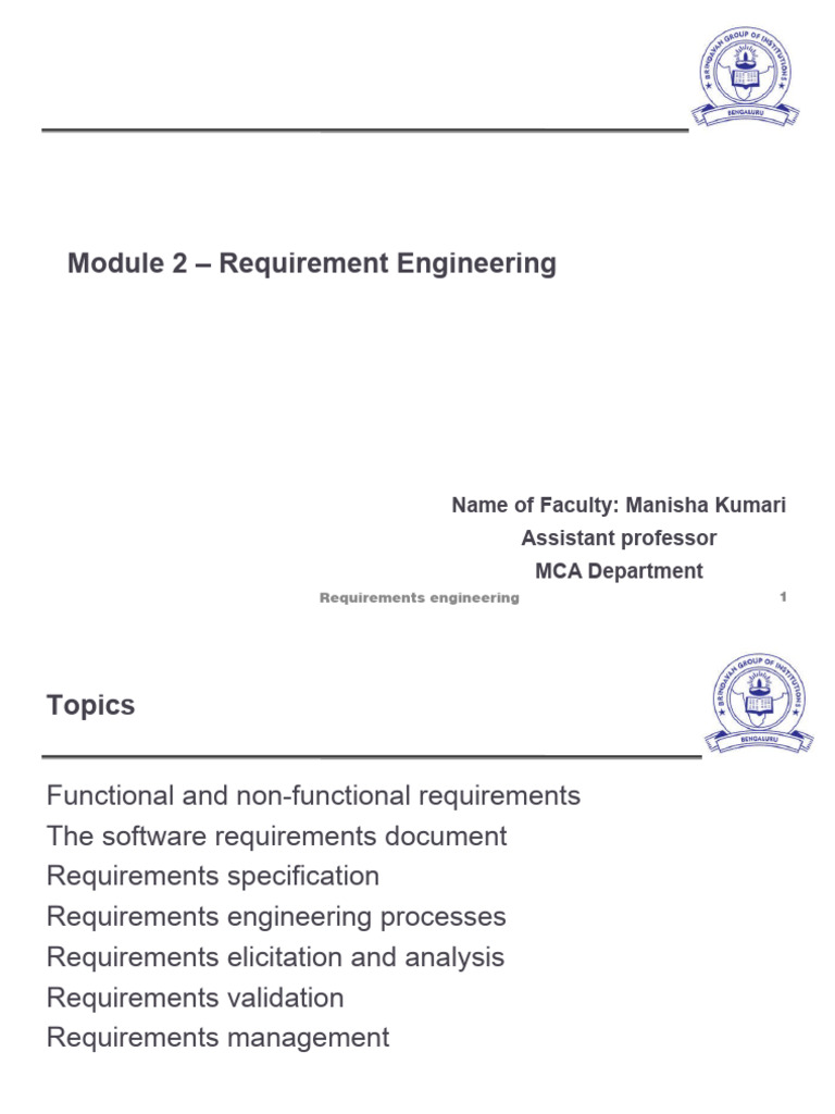 Requirements Engineering | PDF | System | Specification (Technical Standard)